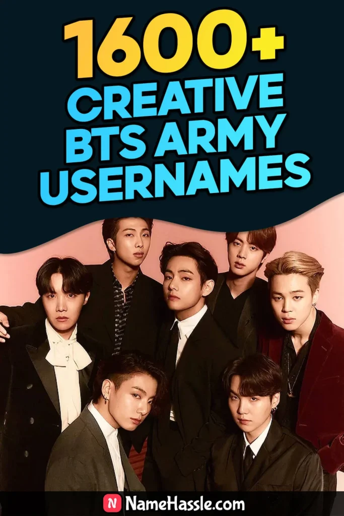 1600 Cool Funny BTS Usernames Ideas Generator 2025 1600 Cool Funny BTS Usernames Ideas Generator 2025