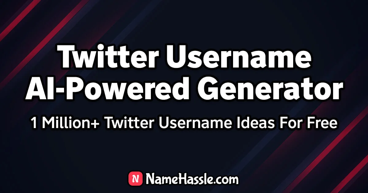 AI-Powered Twitter Username Generator (Get Instant Ideas)