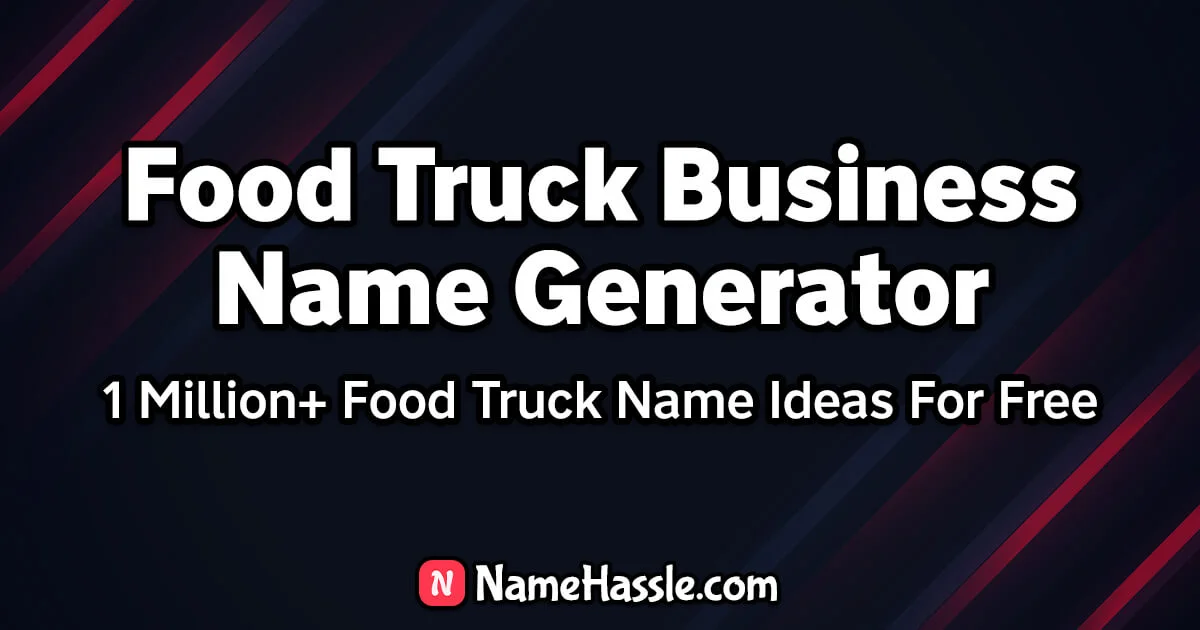 Food Truck Business Name Generator (Get Instant Ideas)