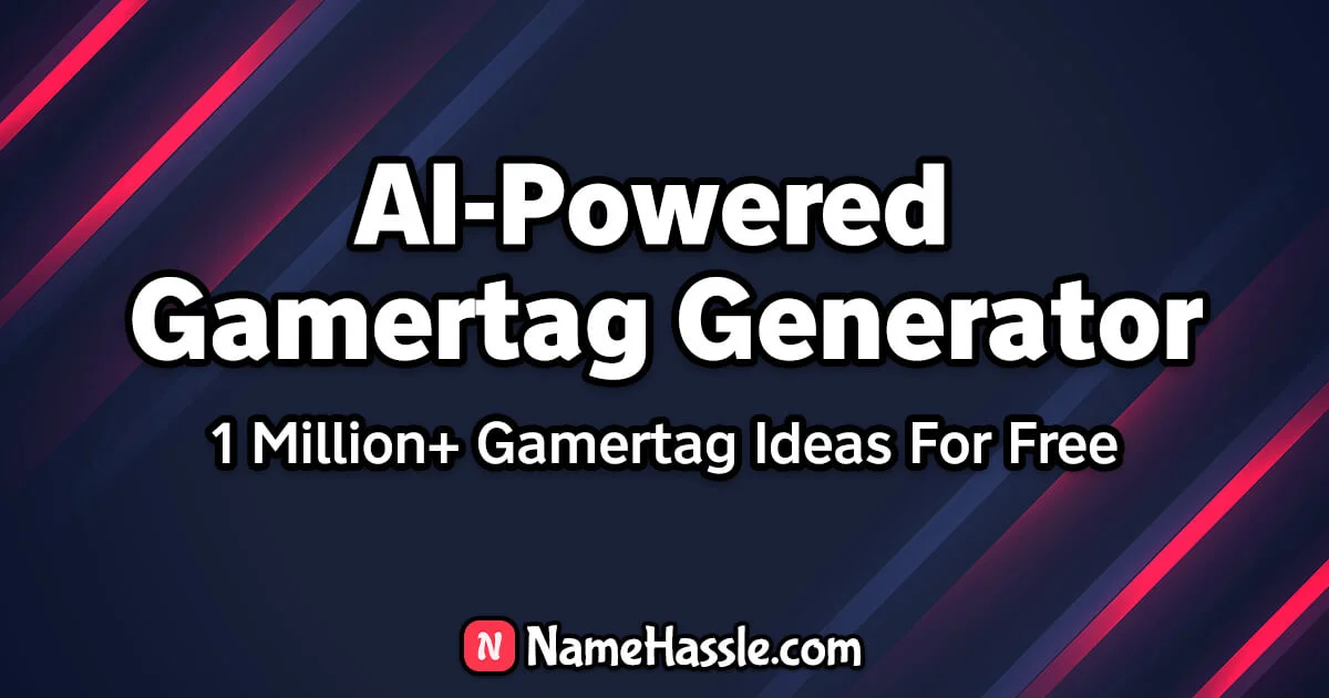 AI-Powered Gamertag Generator 🎮 in 2024 + Free Logo 🎁